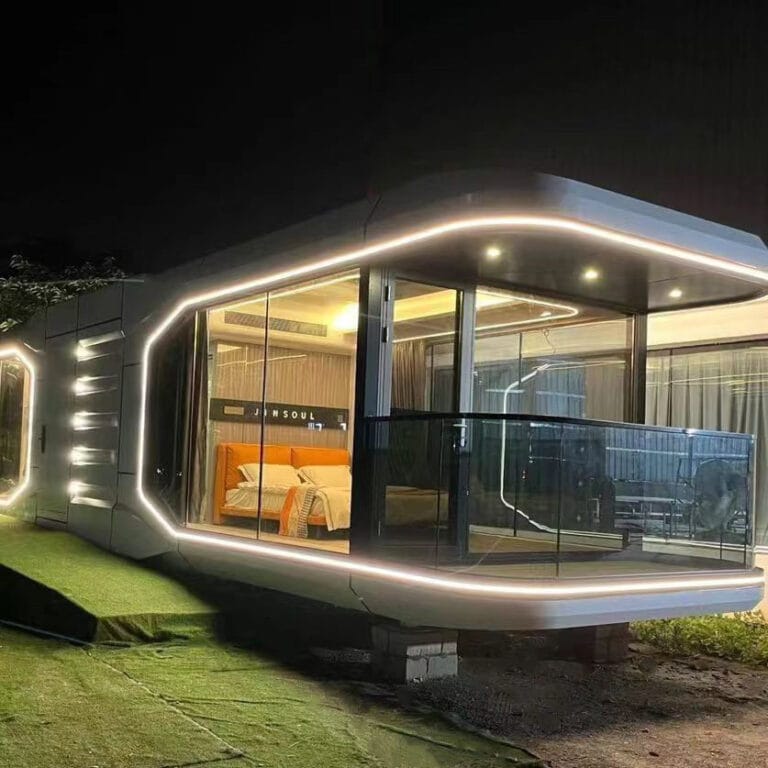 JINSOUL Space Capsule House E7 Model With 2 Beds and 1 baclony ...
